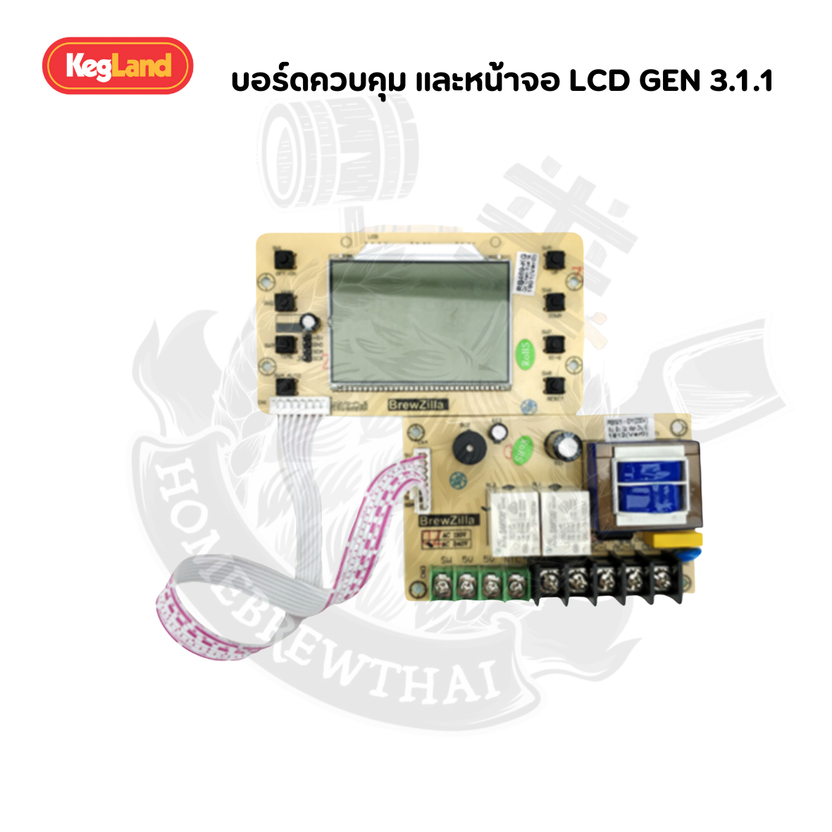 ชุดบอร์ดควบคุม และหน้าจอ LCD (Main Circuit Board and LCD Control Panel ...